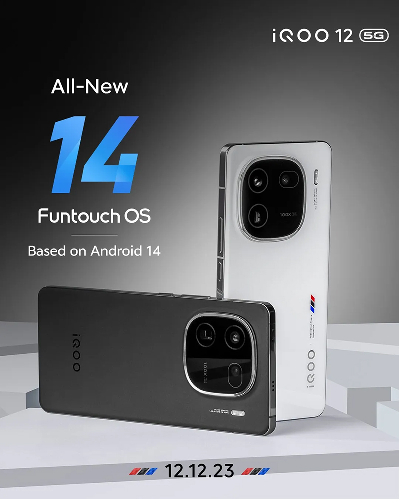 iQOO 12 នឹងមានការប្រើប្រាស់បន្ទះឈីប Q1 និងបច្ចេកវិទ្យា Game Frame Interpolation tech 144fps